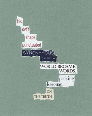Eight found-word collage poems by J.I. Kleinberg • Empty Mirror